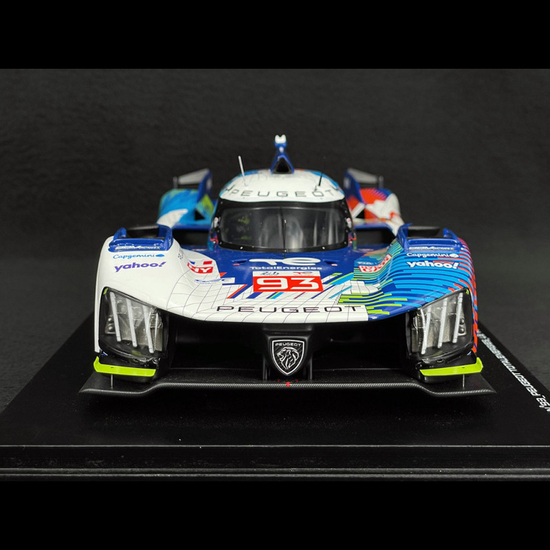 Peugeot 9X8 n° 93 8ème 24h Le Mans 2023 1/18 Spark 18S918