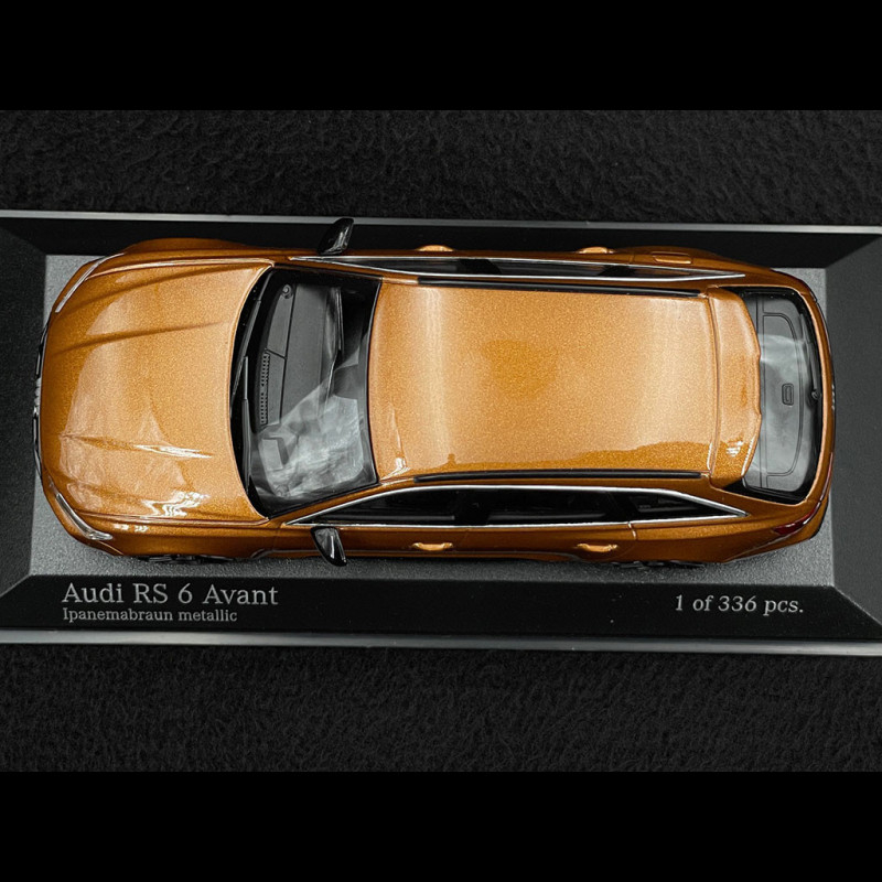 Audi RS6 Avant 2019 Metallic Ipanema Brown 1/43 Minichamps 410018018
