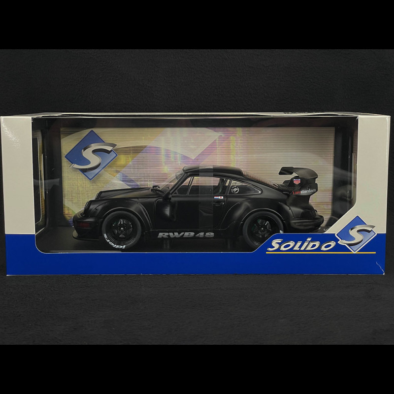 Porsche 911 Type 964 RWB Bodykit Darth Vader 2016 Matte Schwarz 1/18 Solido S1807508
