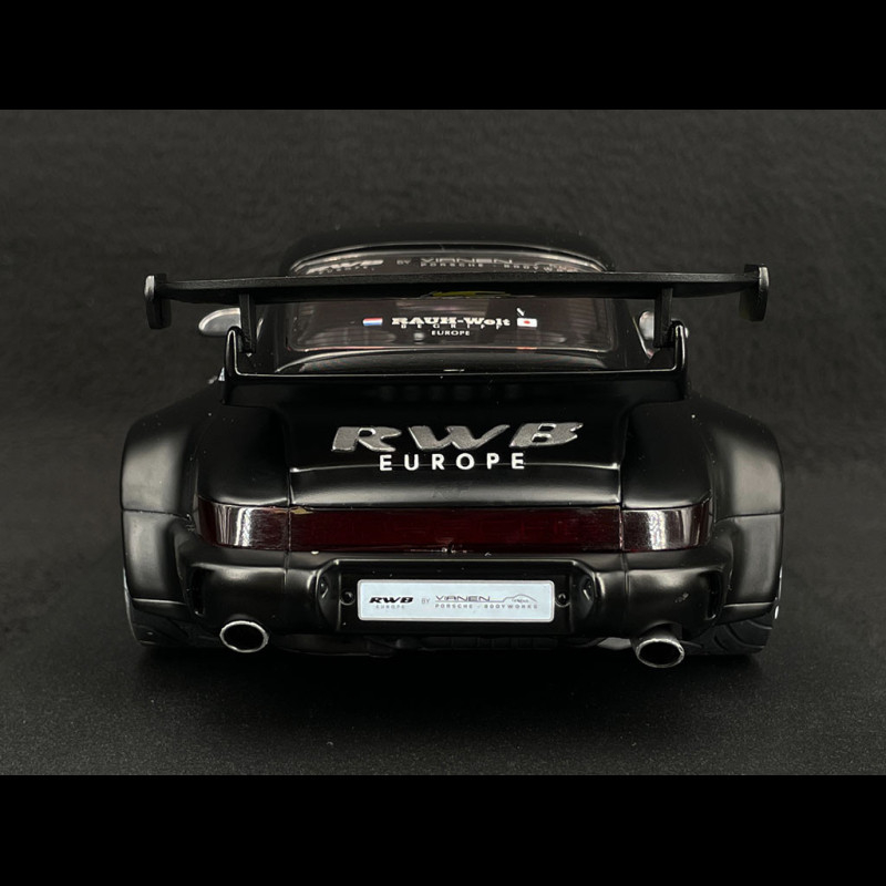 Porsche 911 Type 964 RWB Bodykit Darth Vader 2016 Matt Black 1/18 ...