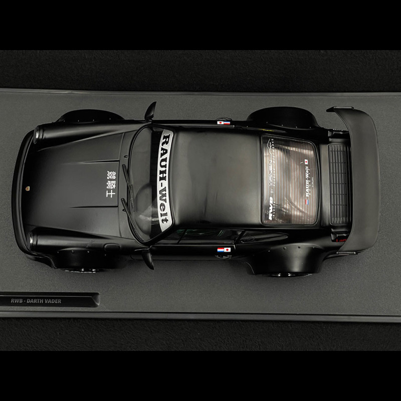 Porsche 911 Type 964 RWB Bodykit Darth Vader 2016 Matt Black 1/18 ...