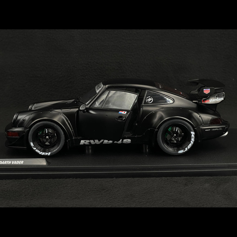 Porsche 911 Type 964 RWB Bodykit Darth Vader 2016 Matt Black 1/18 ...
