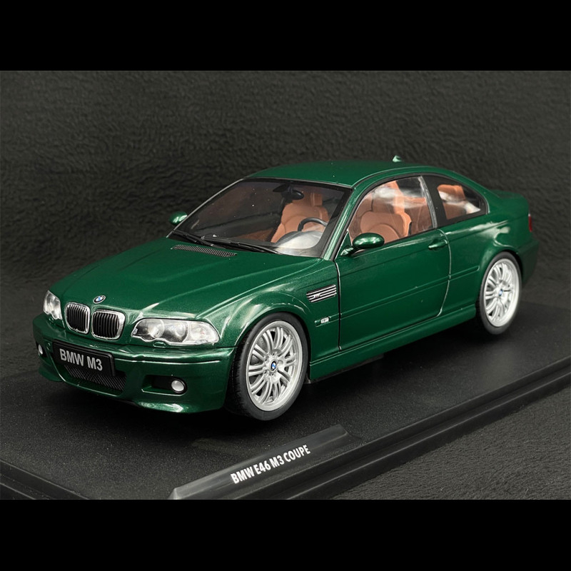 BMW M3 E46 Coupe 2000 Vert Oxford 1/18 Solido S1806507