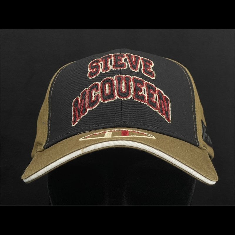 Casquette Steve McQueen Marron / Noir Vintage SQ242KS665-005
