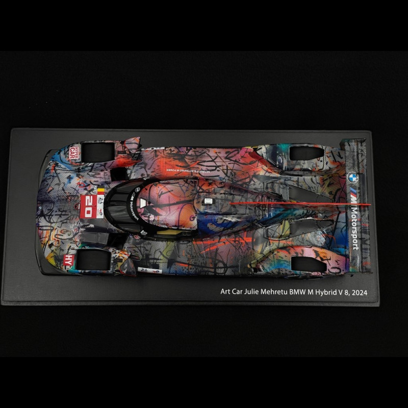 BMW M Hybrid V8 Art Car by Julie Mehretu n° 20 24h Le Mans 2024 1/18 ...