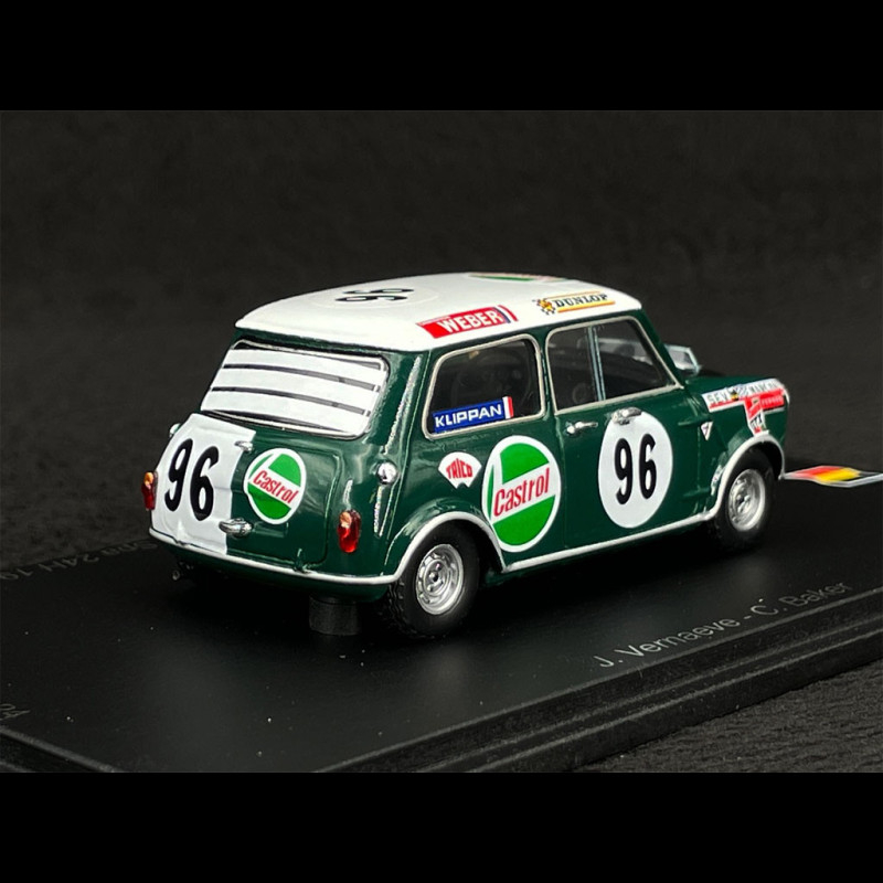 BMC Mini Cooper 1000S n° 96 24h Spa 1969 1/43 Spark 100SPA04