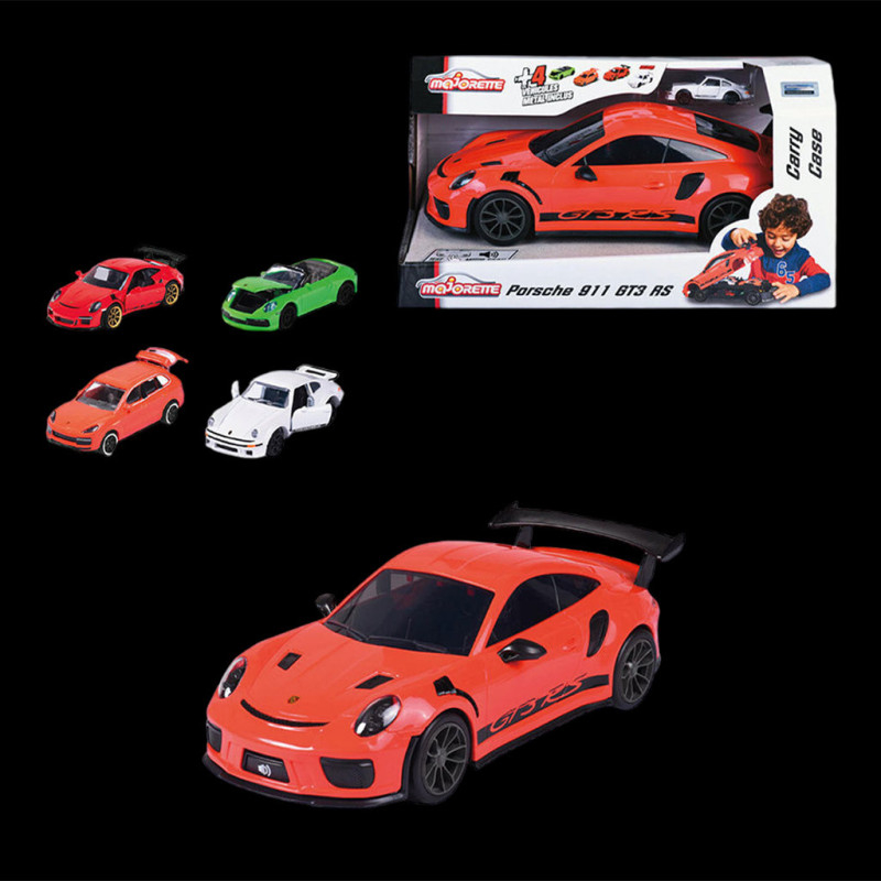 Porsche 911 GT3 RS type 991 Carry case 35 cm Majorette 212058194SMO