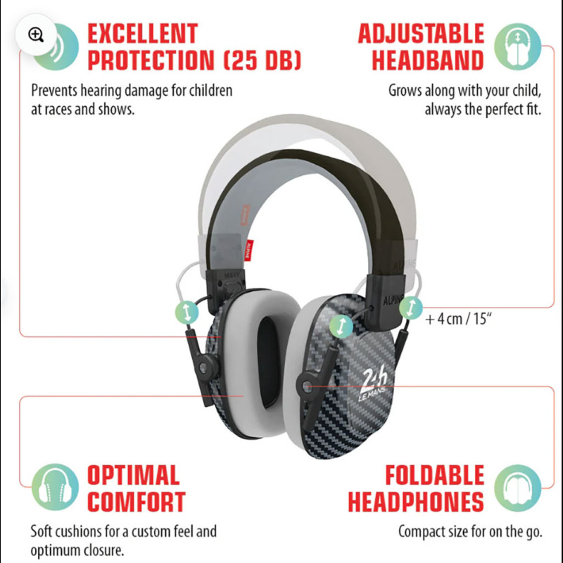 24h Le Mans Hearing Protection Racing Pro Alpine Hearing Protection - Kids
