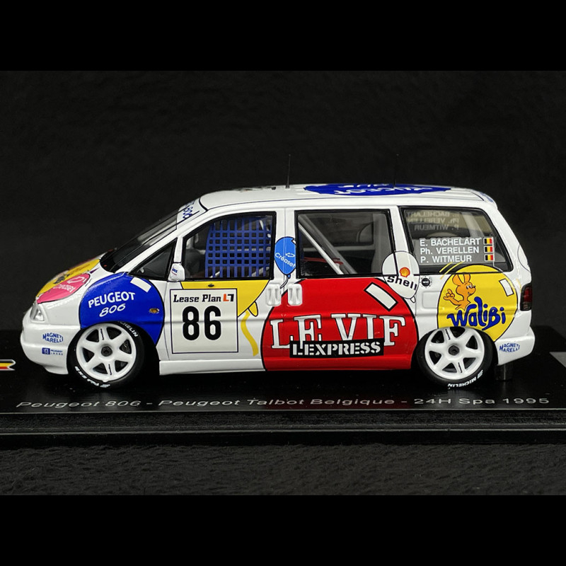 Peugeot 806 n° 86 24h Spa 1995 1/43 Spark 100SPA13