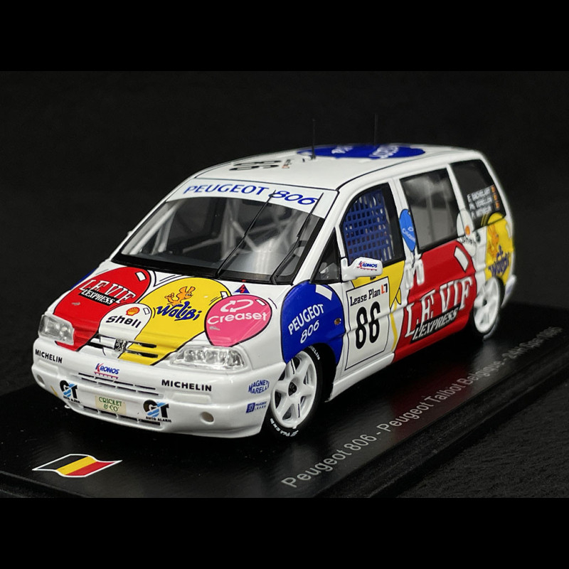 Peugeot 806 n° 86 24h Spa 1995 1/43 Spark 100SPA13