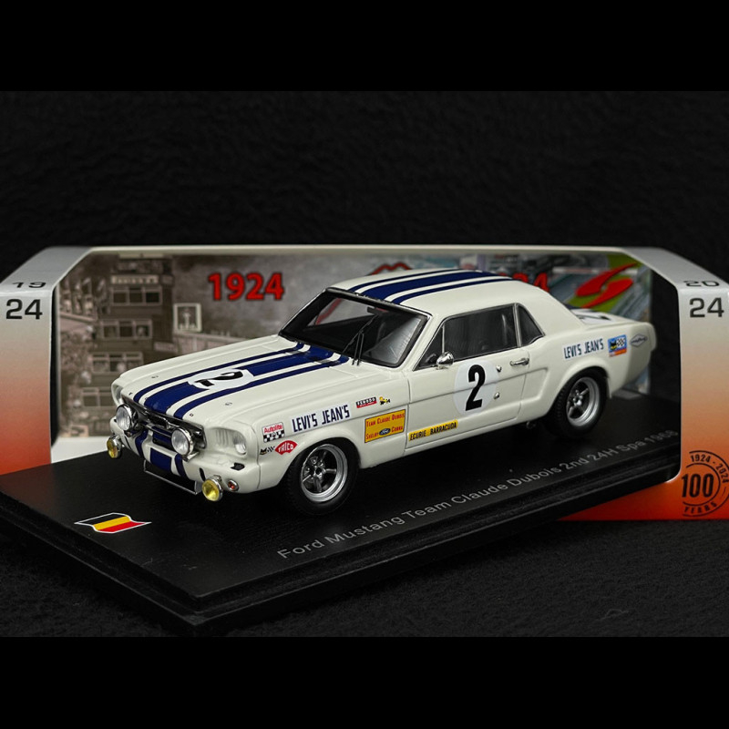 Ford Mustang n° 2 2nd 24h Spa 1968 1/43 Spark 100SPA03