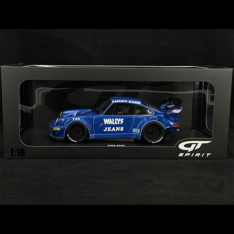 Porsche 911 RWB Osho Type 964 2023 Blue 1/18 GT Spirit GT448