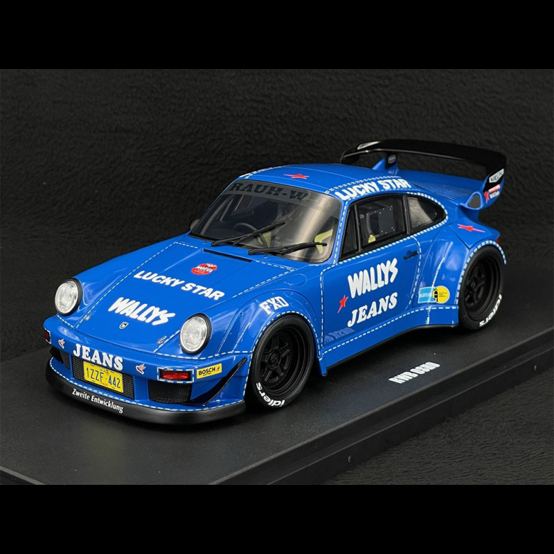 Porsche 911 RWB Osho Type 964 2023 Blue 1/18 GT Spirit GT448