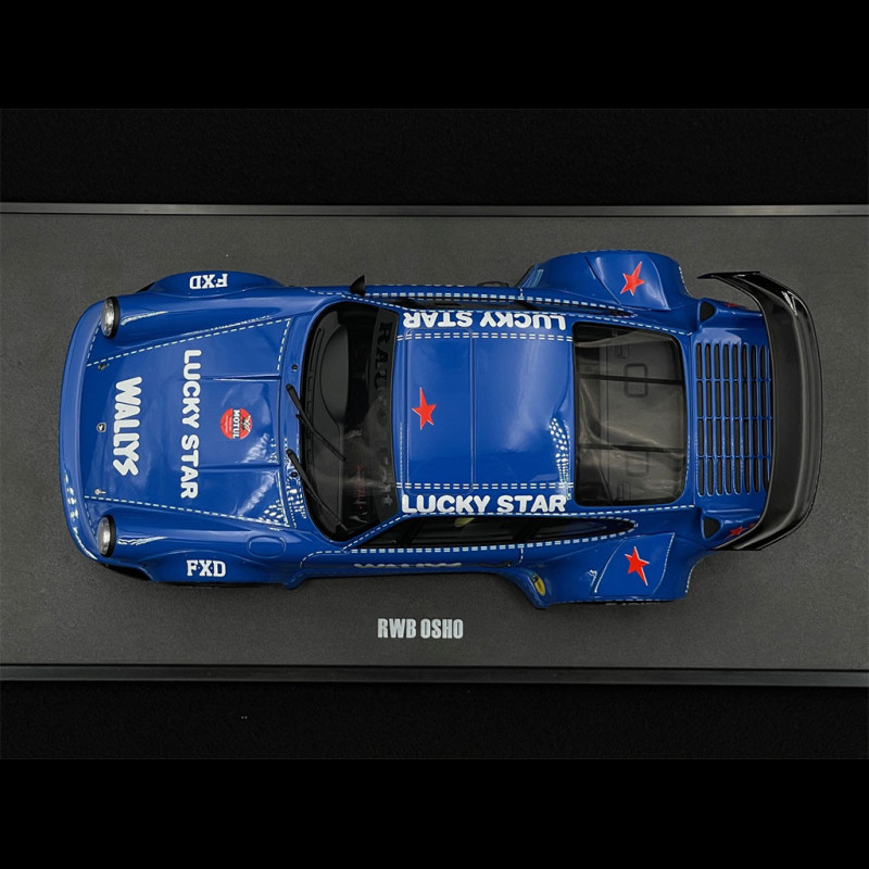 Porsche 911 RWB Osho Type 964 2023 Blue 1/18 GT Spirit GT448