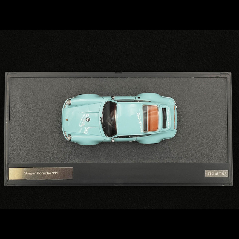 Porsche 911 Singer type 964 2014 Gulf blue 1/43 Matrix MX41607081
