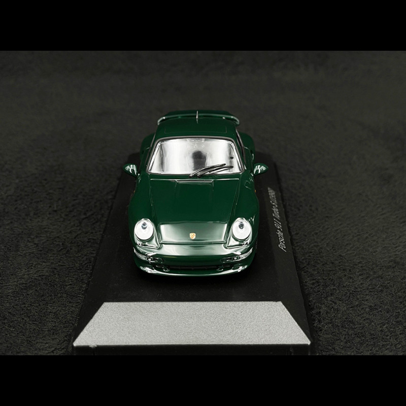 Porsche 911 Turbo S Type 993 1998 dark green 1/43 Minichamps MAP02002516
