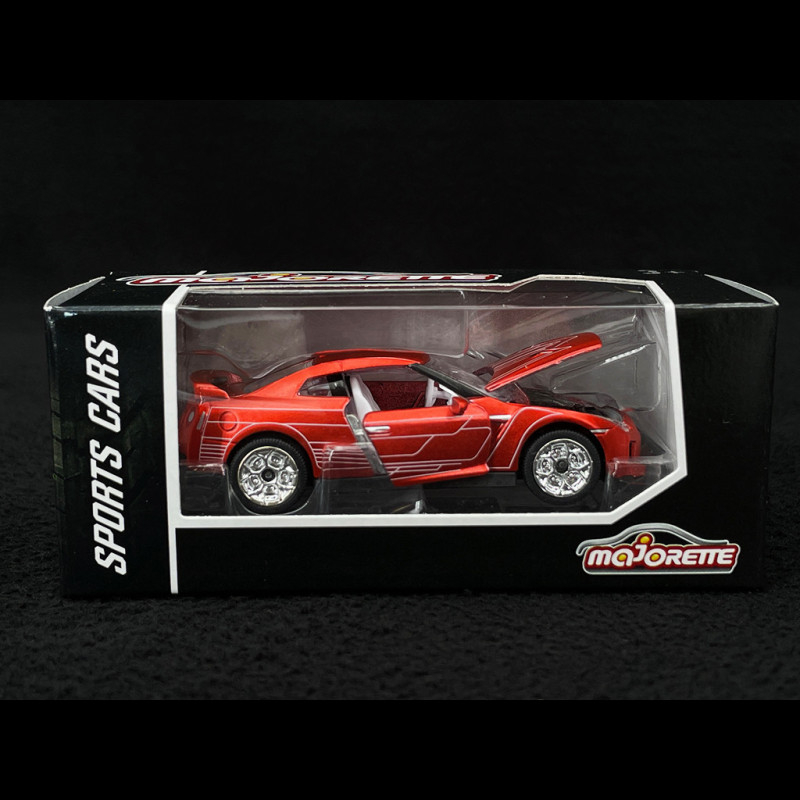 Nissan GTR Racing Sports Premium Showbox Rot Metallic 1/59 Majorette ...