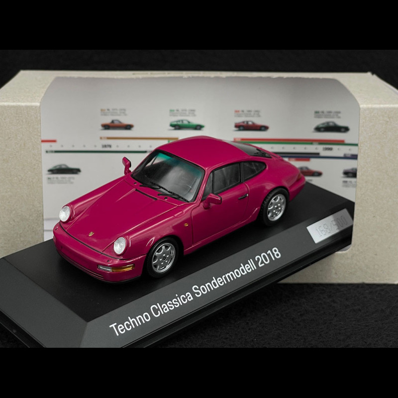Porsche 911 Typ 964 30. jahrestag Techno Classica 2018 Rubystone 1/43 ...