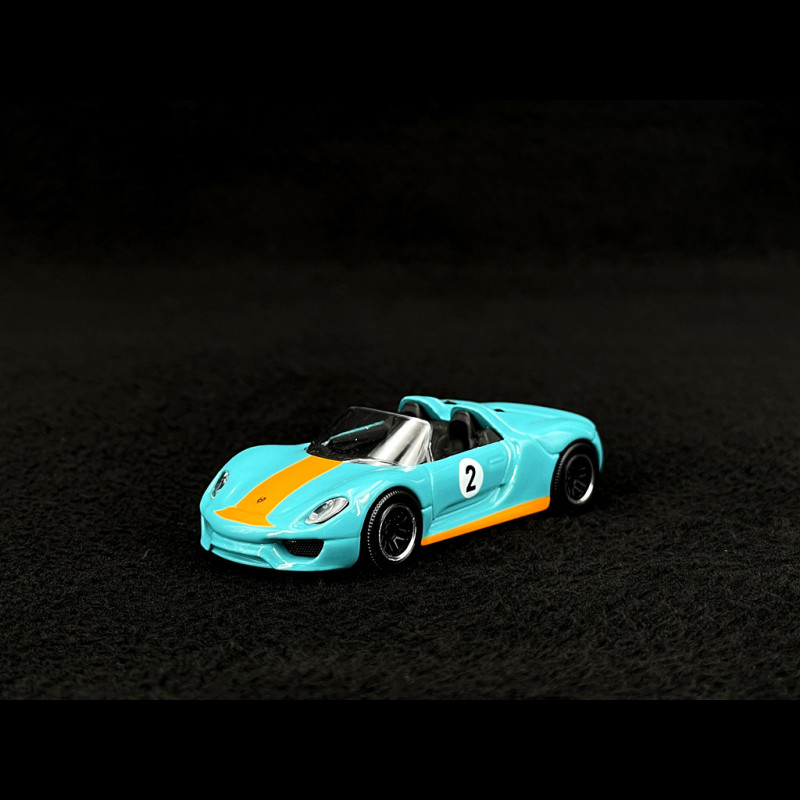 Porsche 918 Spyder n° 2 Racing Sports Premium Showbox Gulf blue ...