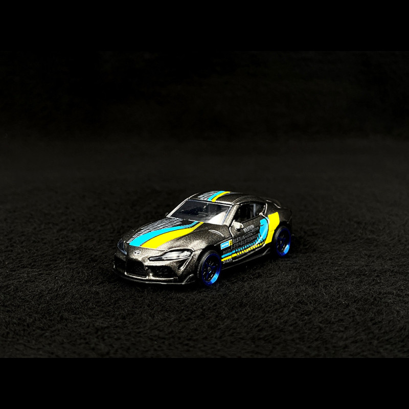 Toyota GR Supra Racing Sports Premium Showbox Grey / Yellow / Blue 1/59 ...