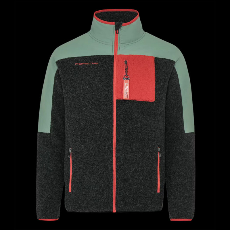 Porsche Jacket AHEAD Green Fleece Jacket WAP302SAHD - unisex