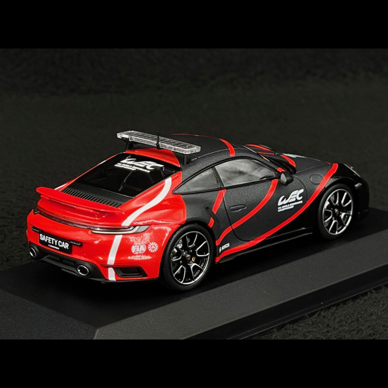 Porsche 911 Turbo S Type 992 WEC Safety Car 2024 Schwarz / Rot 1/43 ...