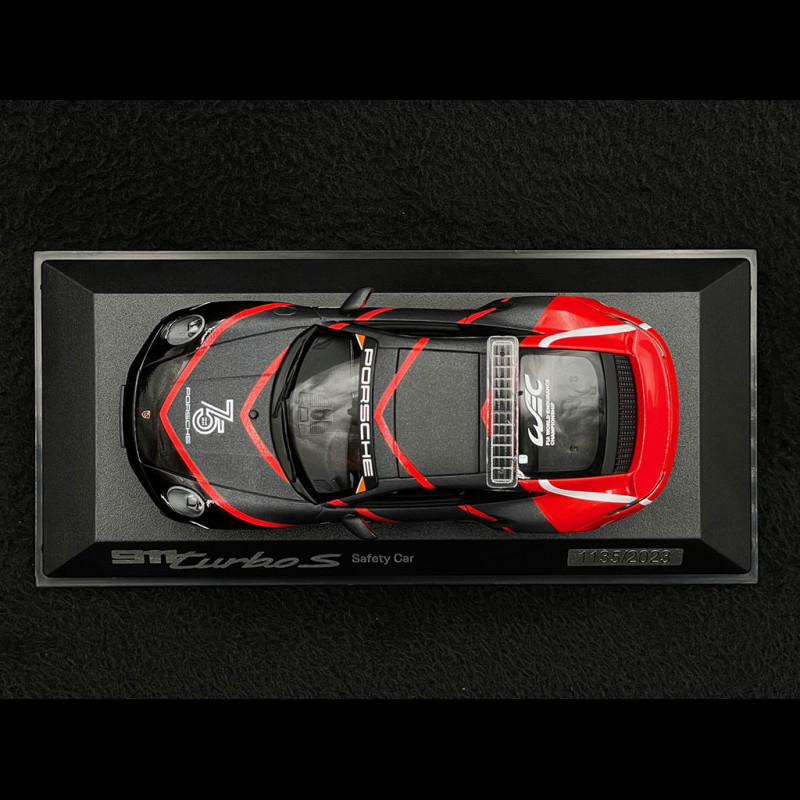 Porsche 911 Turbo S Type 992 WEC Safety Car 2024 Black / Red 1/43 ...