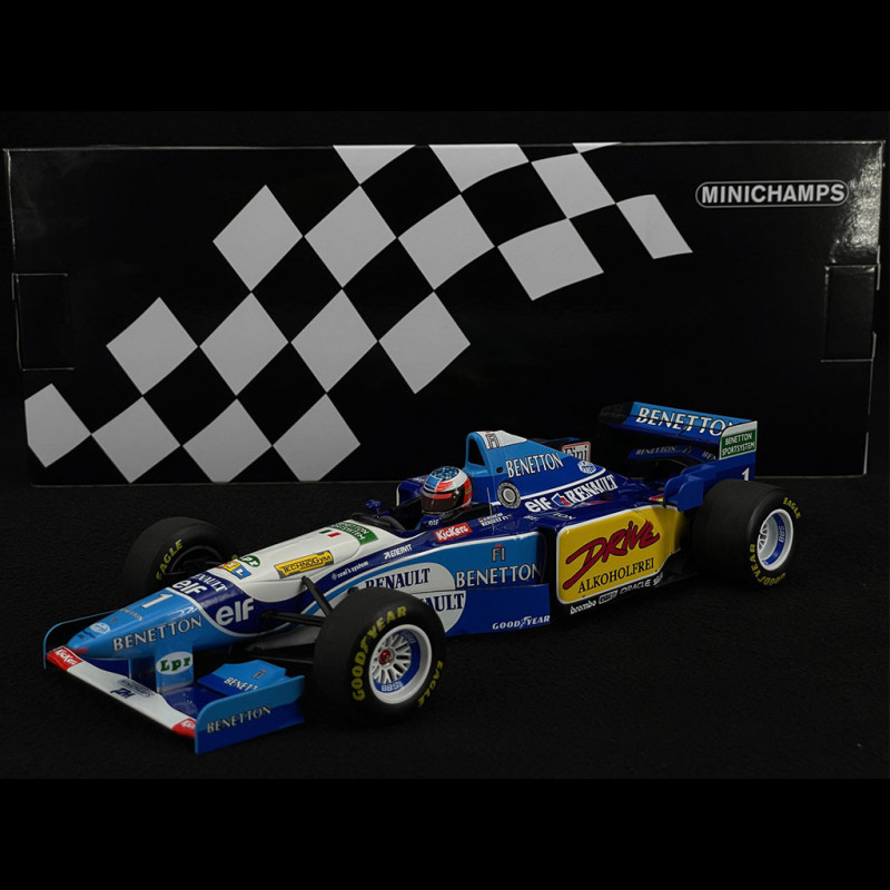 Michael Schumacher Benetton Renault B195 n° 1 Vainqueur GP France 1995 F1 1/18 Minichamps 510952501
