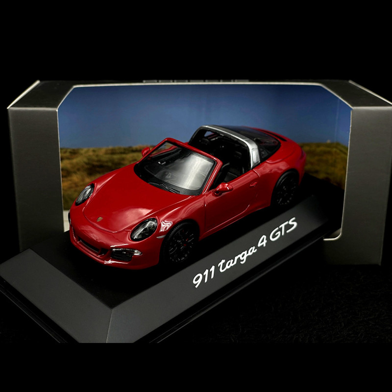 Porsche 911 type 991 Targa 4 GTS 2015 Rouge Carmin 1/43 Spark WAX02020078