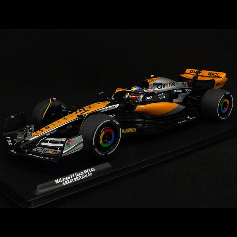 Oscar Piastri McLaren MCL60 N° 81 4th GP Great Britain 2023 F1 1/18 ...