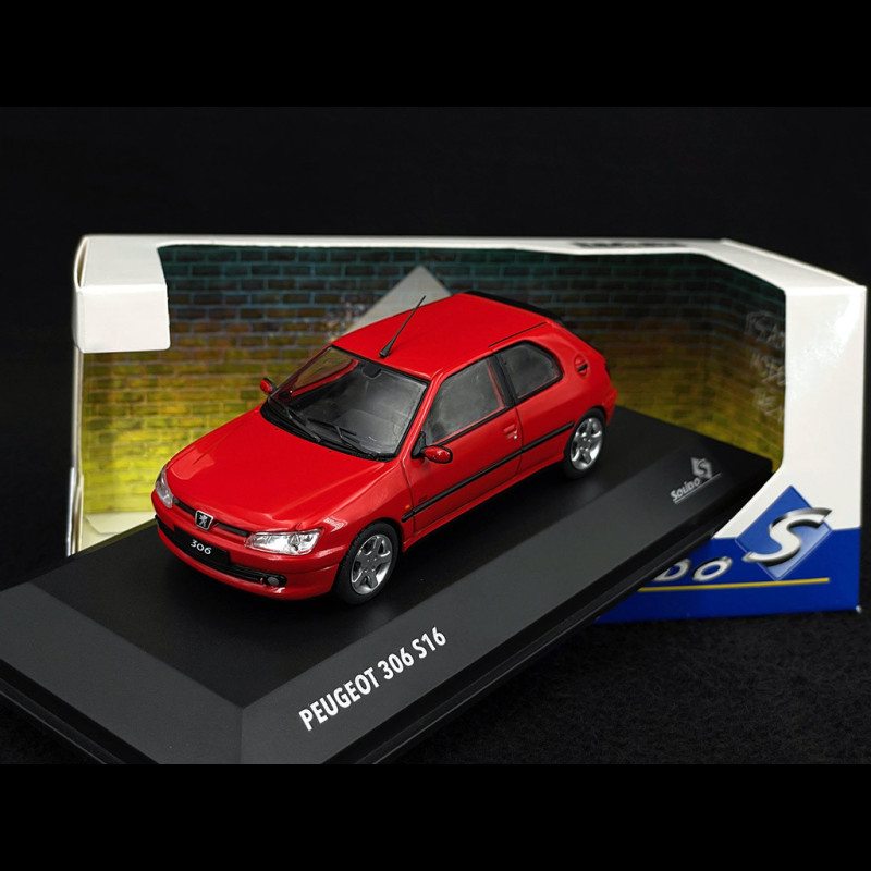 Peugeot 306 GTI S16 2002 Red 1/43 Solido S4311403