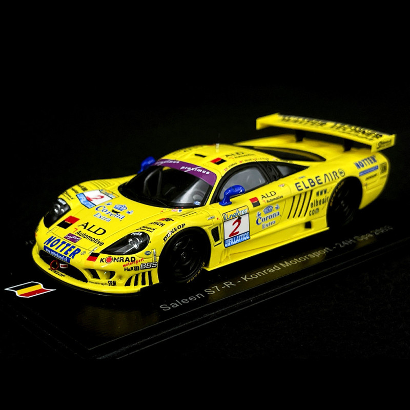 Saleen S7-R n° 2 24h Spa 2003 1/43 Spark 100SPA16