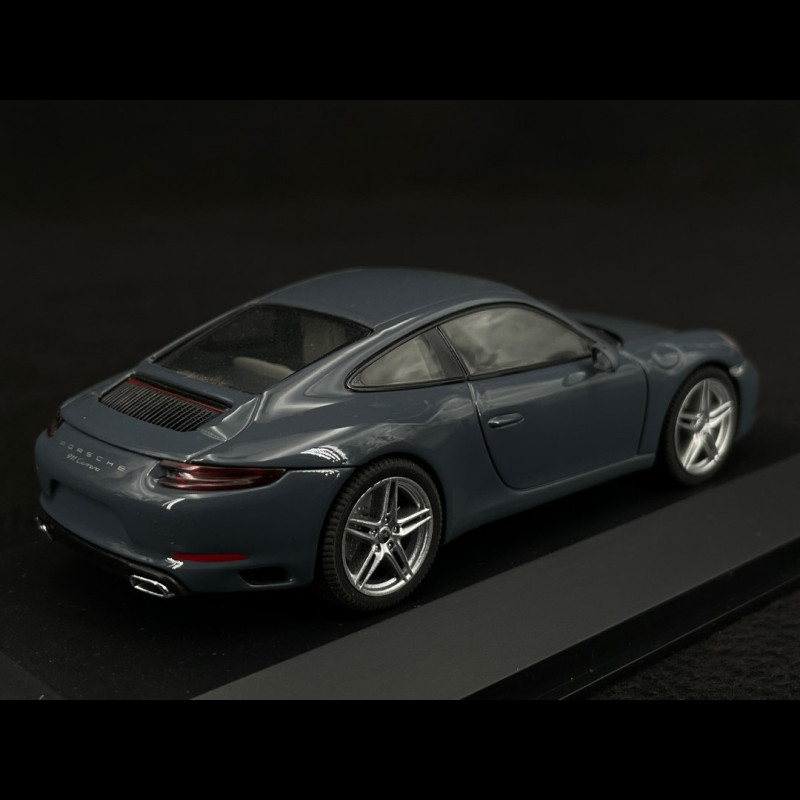 Porsche 911 Carrera type 991 phase II 2015 graphite blue 1/43 Herpa ...