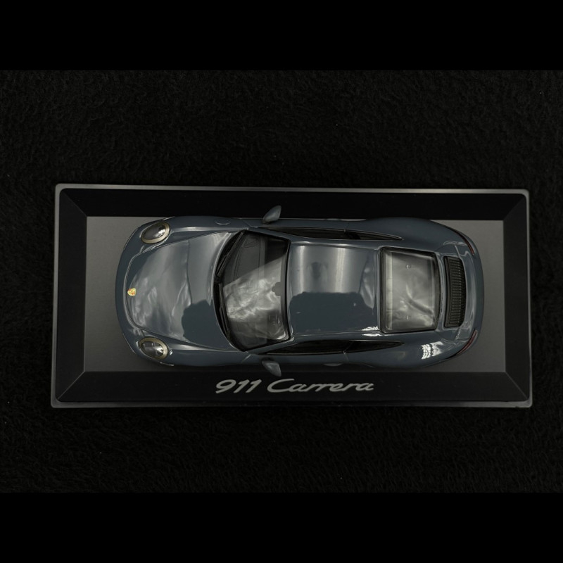 Porsche 911 Carrera type 991 phase II 2015 graphite blue 1/43 Herpa ...