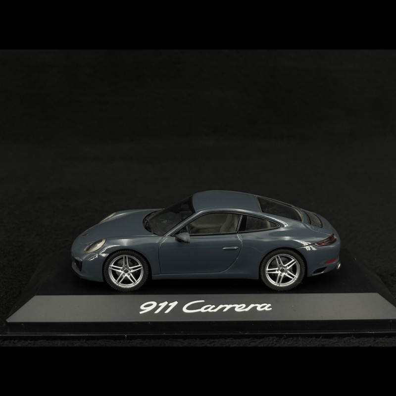 Porsche 911 Carrera type 991 phase II 2015 graphite blue 1/43 Herpa ...