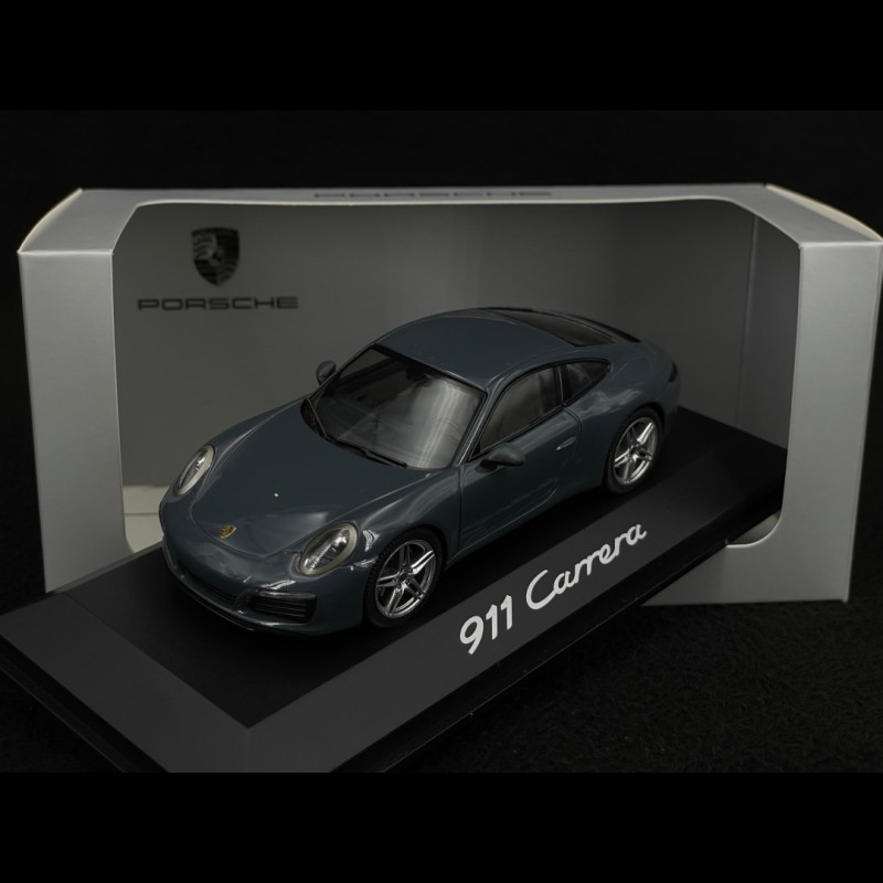 Porsche 911 Carrera type 991 phase II 2015 graphite blue 1/43 Herpa ...