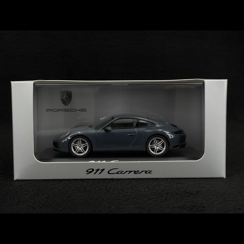 Porsche 911 Carrera type 991 phase II 2015 bleu graphite 1/43 Herpa ...
