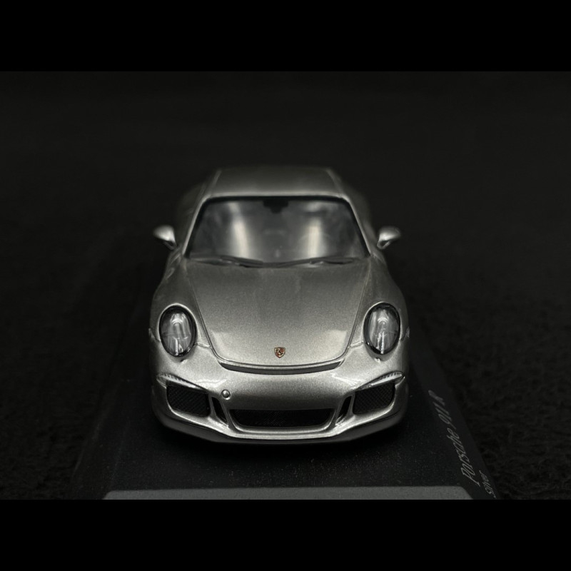Porsche 911 R type 991 2016 Rhodium Silber metallic schwarze Seitenband ...