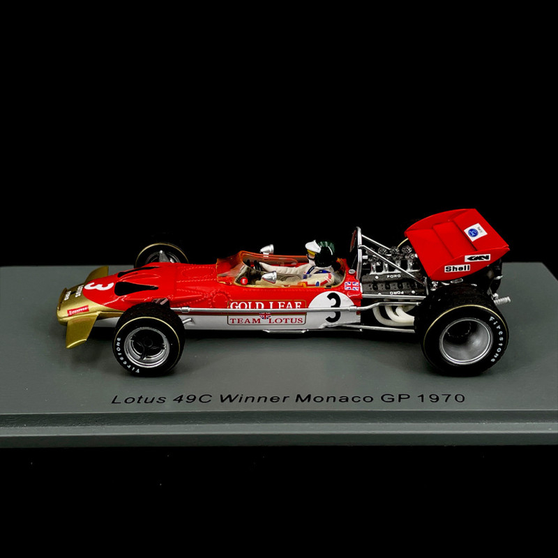 Jochen Rindt Lotus 49C n° 3 Winner GP Monaco 1970 F1 1/43 Spark S6385