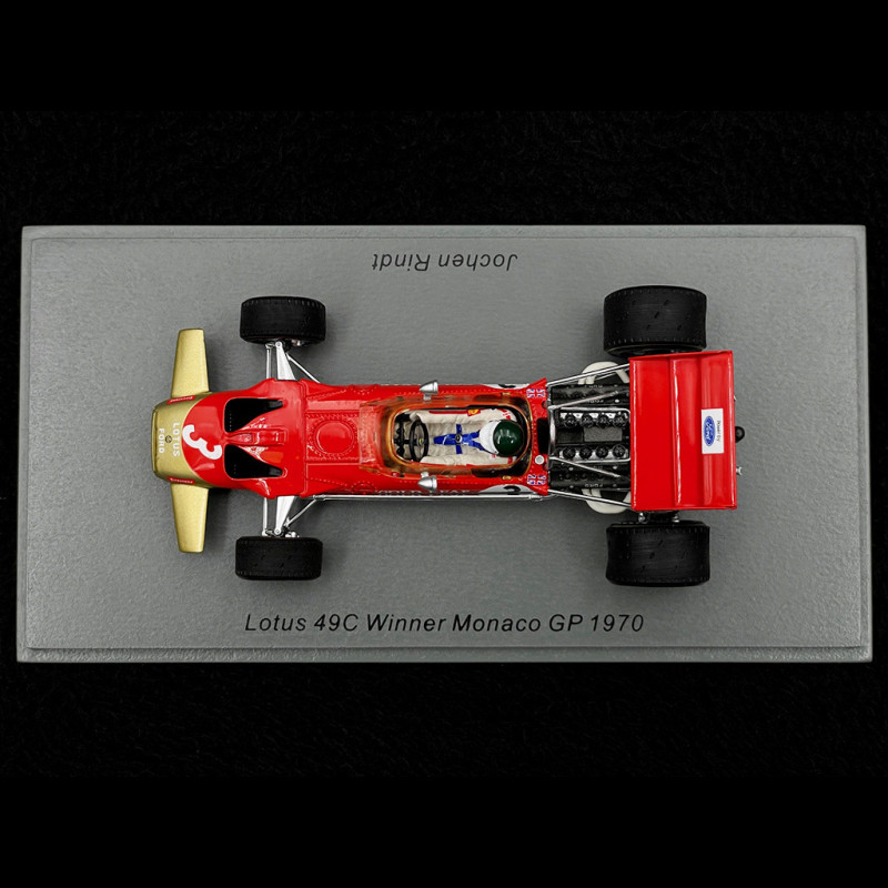 Jochen Rindt Lotus 49C n° 3 Vainqueur GP Monaco 1970 F1 1/43 Spark S6385