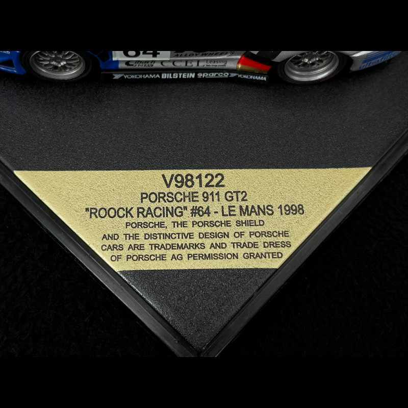 Porsche 911 GT2 Type 993 N° 64 17ème 24h Le Mans 1998 Rook Racing 1/43 ...