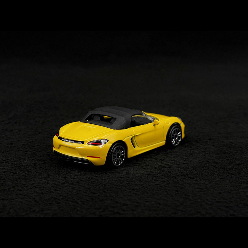 Porsche 718 Boxster Premium cars Showbox Yellow 1/59 Majorette 212052790SMO