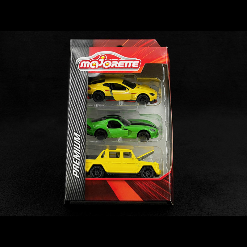 Ensemble Majorette Premium Aston Martin / Dodge / Mercedes 1/59 ...