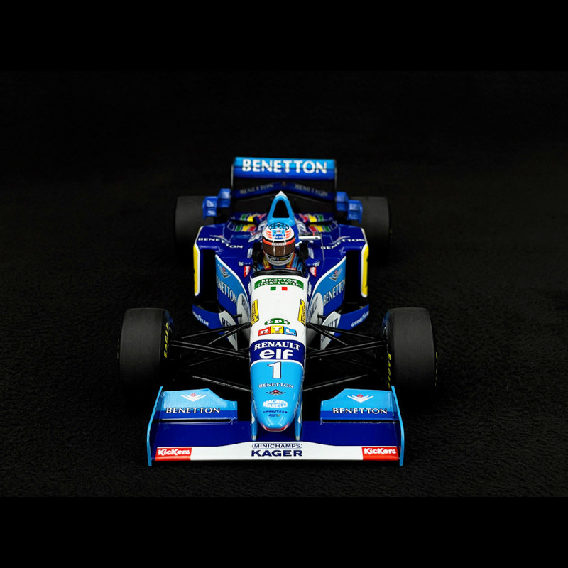 Michael Schumacher Benetton Renault B195 n° 1 Sieger GP Großbritannien 1995 F1 1/18 Minichamps ...