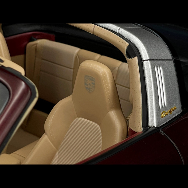 Porsche 911 Targa Heritage 4S Type 992 2020 Cherry Red 1/12 Spark ...
