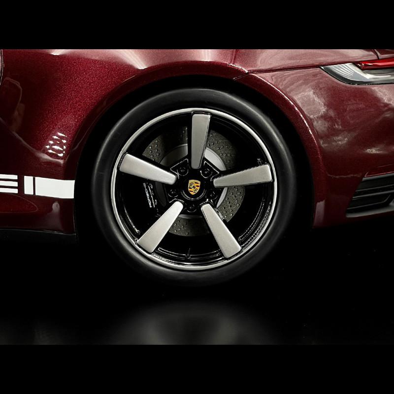 Porsche 911 Targa Heritage 4S Type 992 2020 Cherry Red 1/12 Spark ...