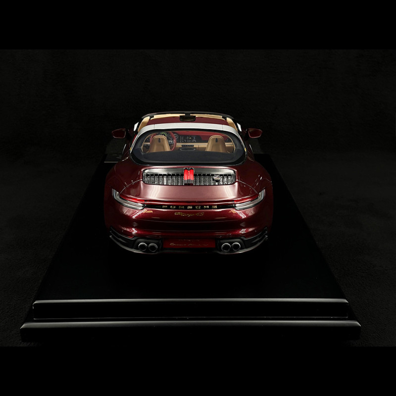 Porsche 911 Targa Heritage 4S Type 992 2020 Cherry Red 1/12 Spark ...