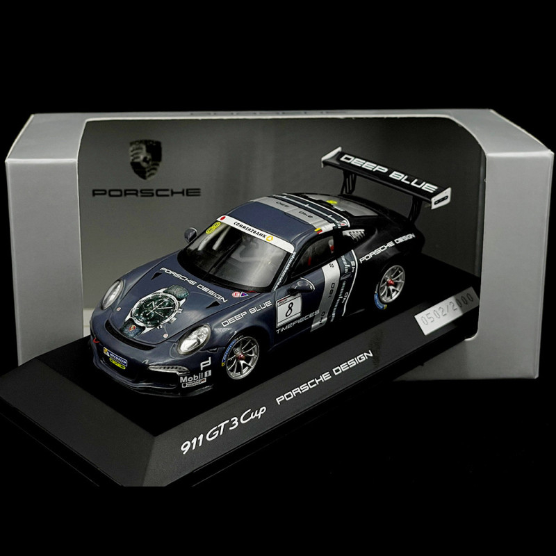 Porsche 911 GT3 Cup type 991 n° 8 2016 Deep blue Porsche Design 1/43 ...