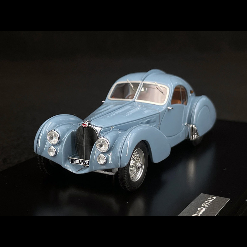 Bugatti T57S Atlantic 1937 Grey Blue 1/43 Matrix MX40205-111