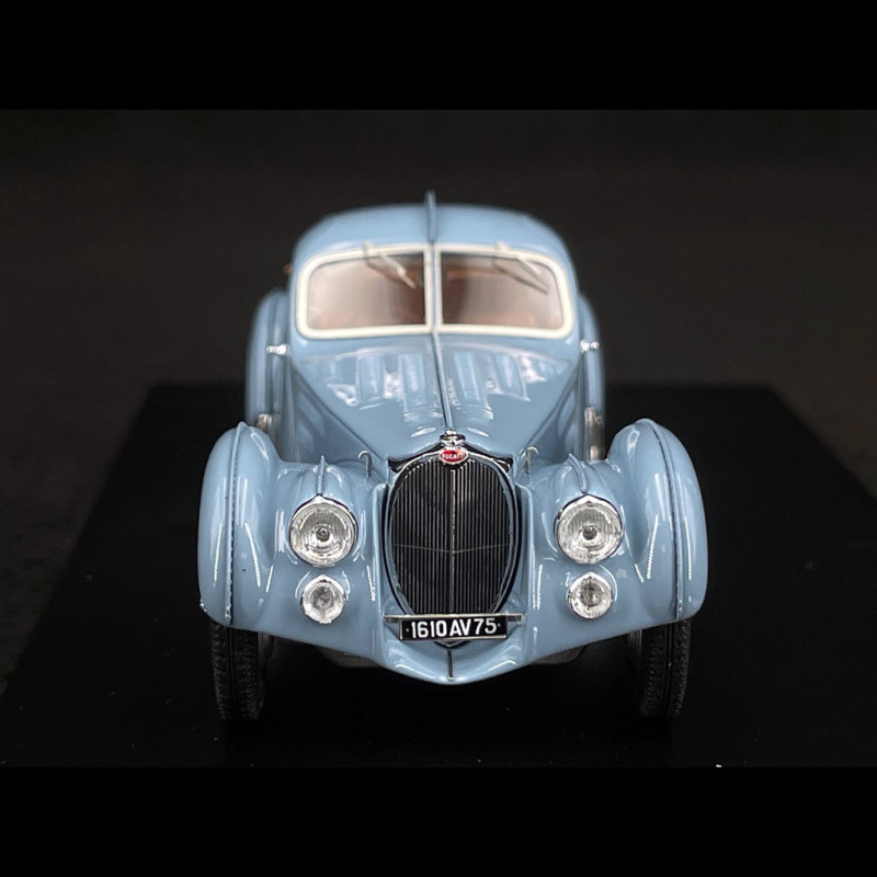 Bugatti T57S Atlantic 1937 Grey Blue 1/43 Matrix MX40205-111